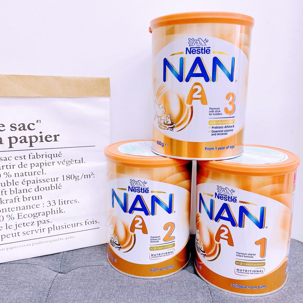 Sữa Nan A2 Úc 800g | Sữa tiêu hóa, tăng miễn dịch
