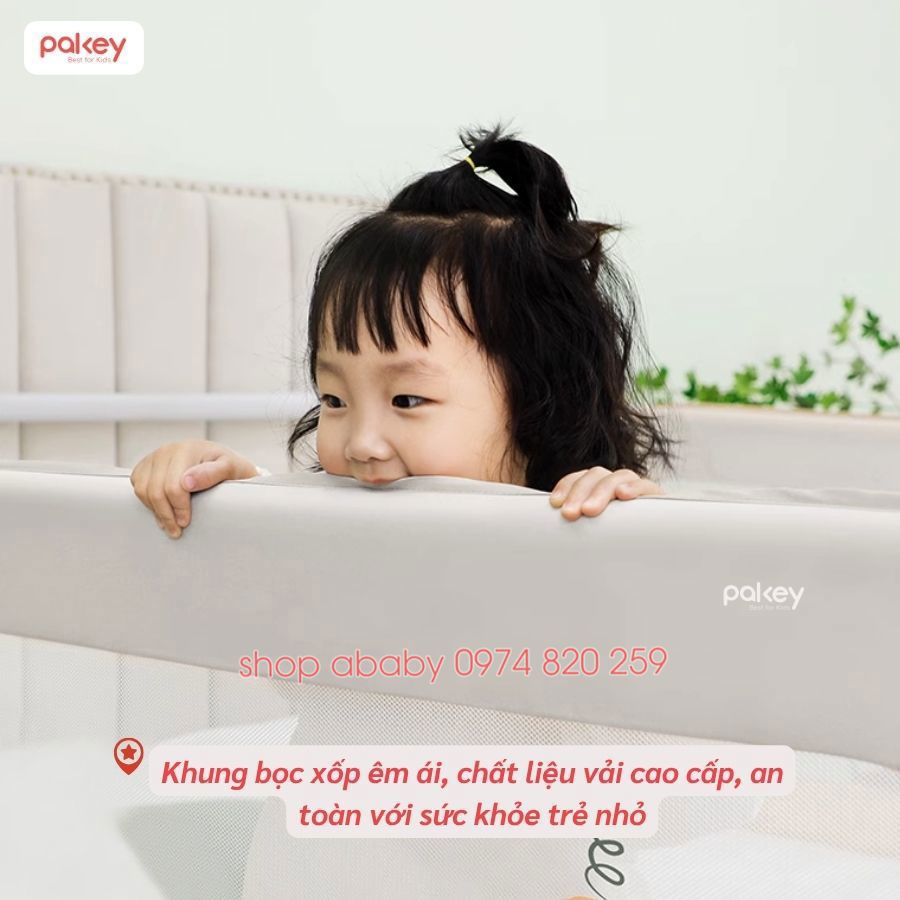 Chắn giường Pakay gấp gọn cao cấp NK01 | An toàn trong nhà