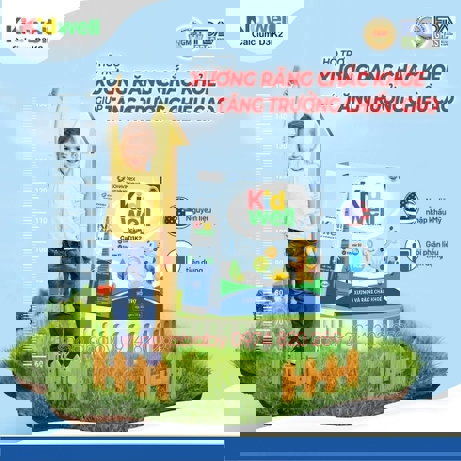 KidWell Calcium D3K2 (hộp 30 gói) (1y+) | Siro,kẹo bổ sung Vitamin