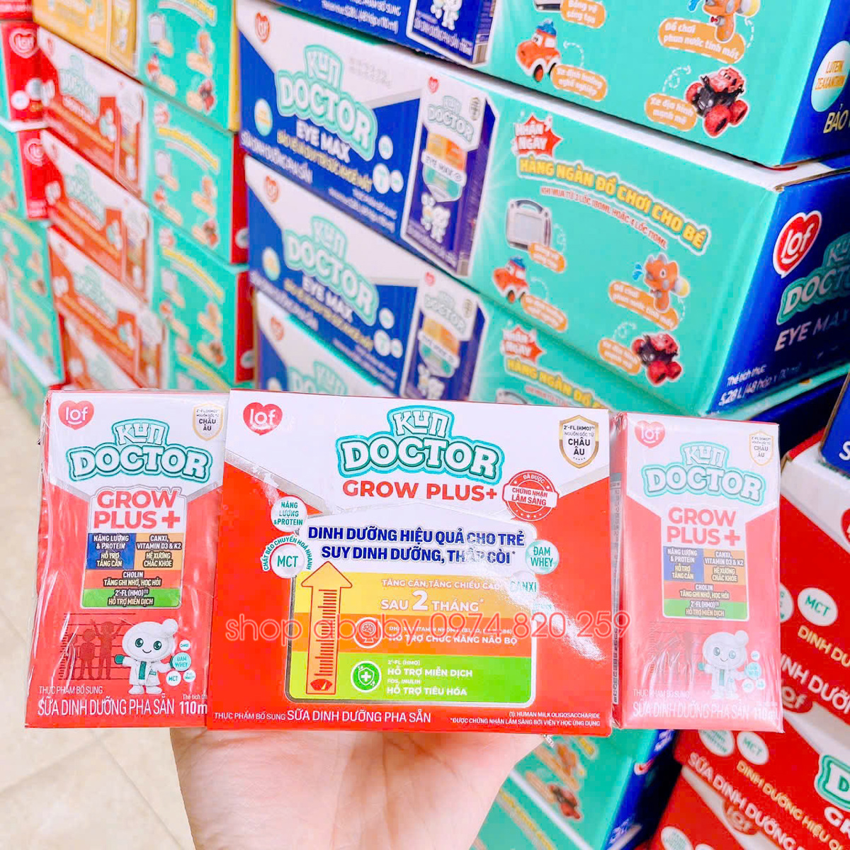 Lốc 4 hộp SPS Kun Doctor Colostrum (>1y)(thùng 12 lốc 48 hộp) | Sữa công thức pha sẵn