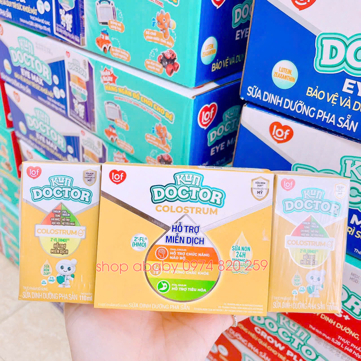 Lốc 4 hộp SPS Kun Doctor Colostrum (>1y)(thùng 12 lốc 48 hộp) | Sữa ...