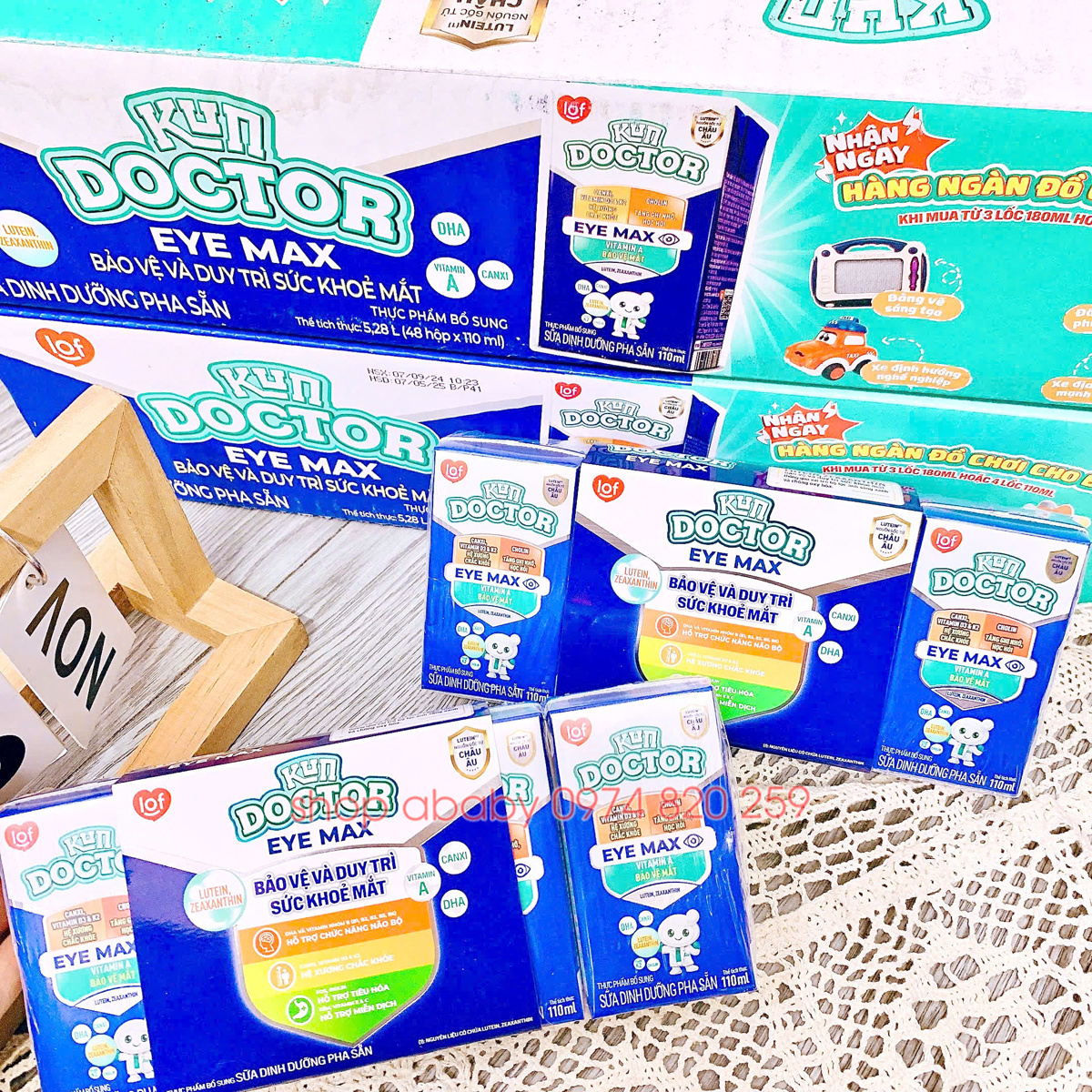 Lốc 4 hộp SPS Kun Doctor Eye Max (>1y)(thùng 12 lốc 48 hộp) | Sữa công ...