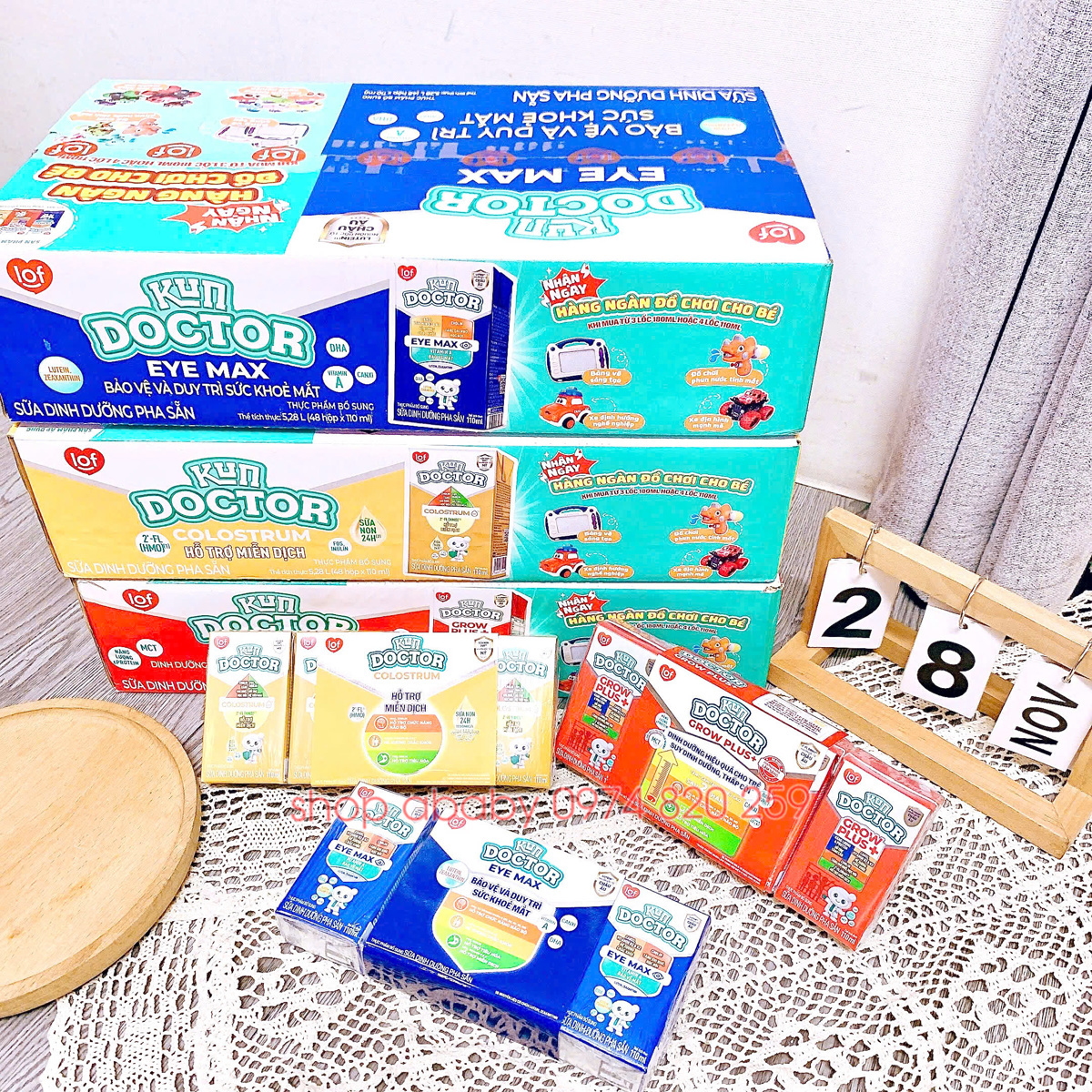 Lốc 4 hộp SPS Kun Doctor Grow Plus +(>1y) (thùng 12 lốc 48 hộp) | Sữa ...