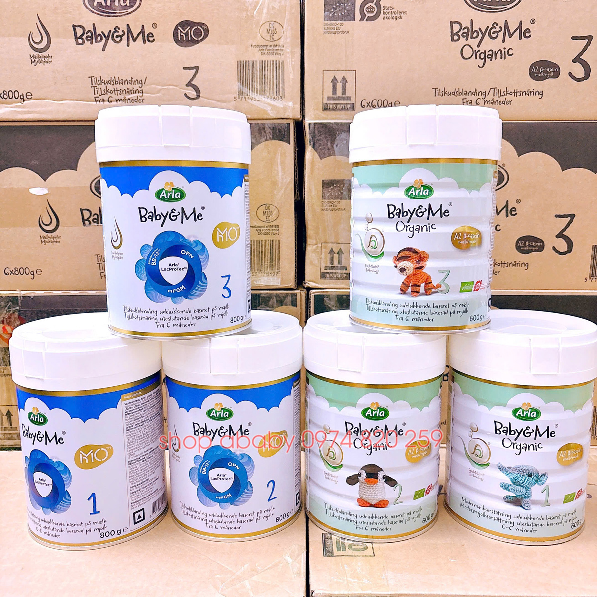 Sữa Arla Baby&Me A2 Organic 600g | Sữa tiêu hóa, tăng miễn dịch