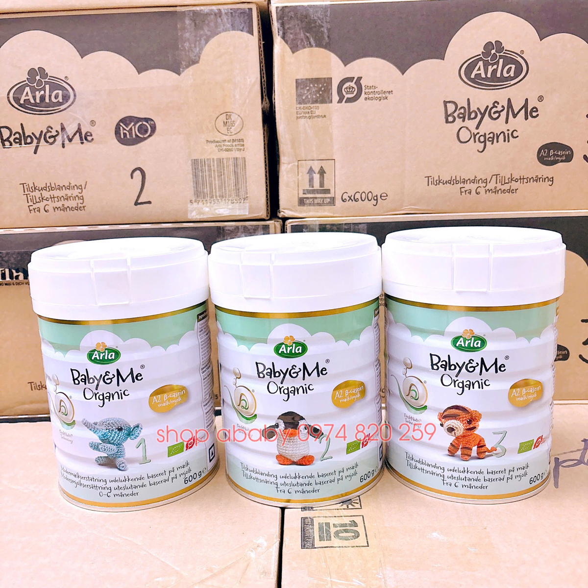 Sữa Arla Baby&Me A2 Organic 600g | Sữa tiêu hóa, tăng miễn dịch