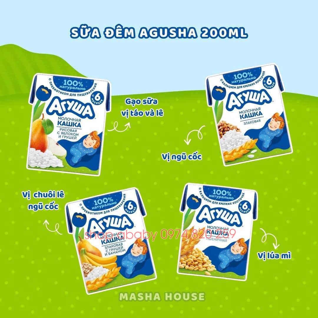 Sữa đêm Agusha (6m+) | Sữa tăng cân