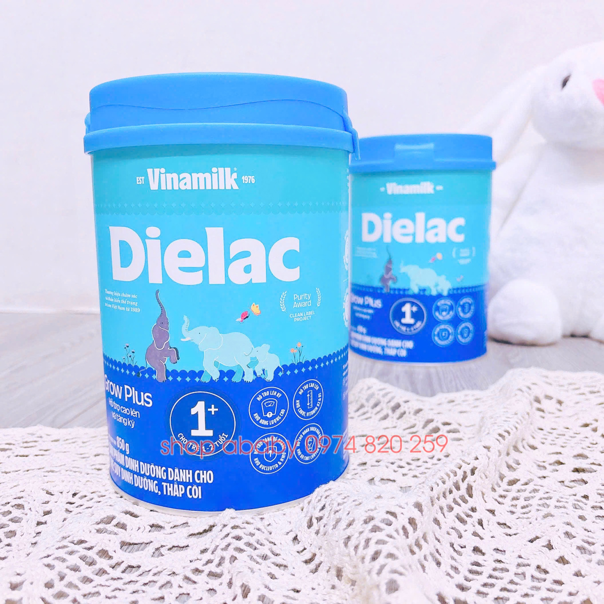 Sữa Vinamilk Dielac Grow Plus 850g | Sữa tiêu hóa, tăng miễn dịch