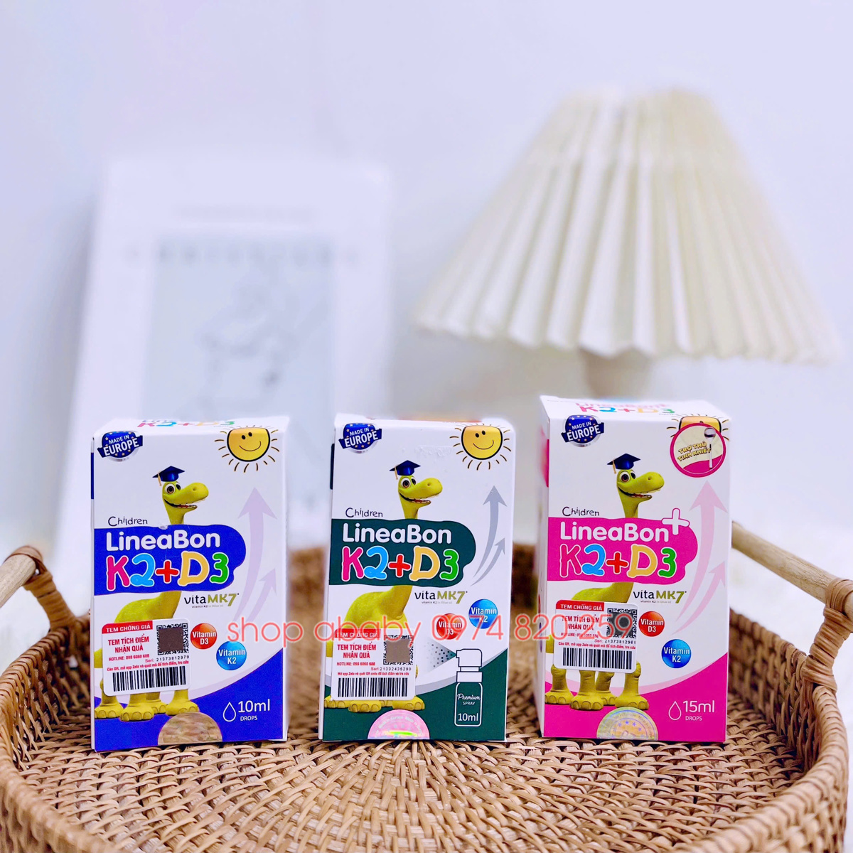 Vitamin D3K2 LineaBon nhỏ giọt 15ml (0m+) | shop ababy - Cửa hàng cho ...