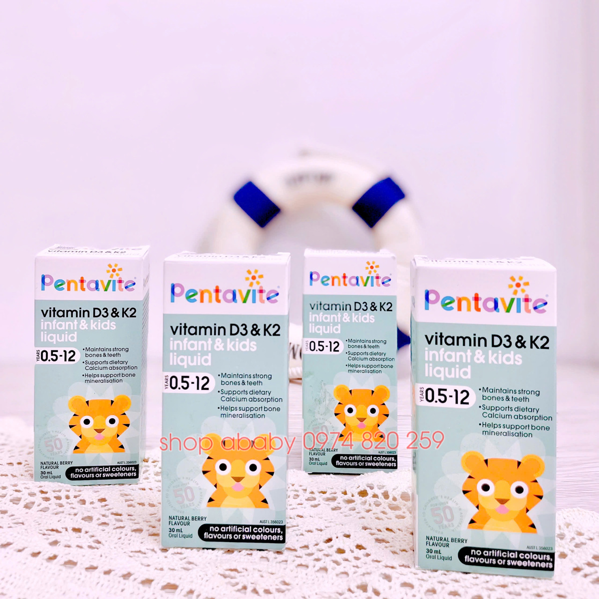 Vitamin D3K2 Pentavite 30ml (6 tháng-12 tuổi) | shop ababy - Cửa hàng ...