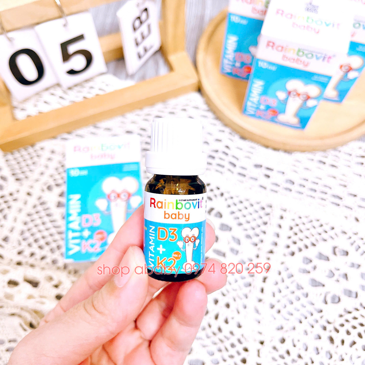 Vitamin D3K2 Rainbovit Baby 10ml (0m+) | shop ababy - Cửa hàng cho mẹ ...