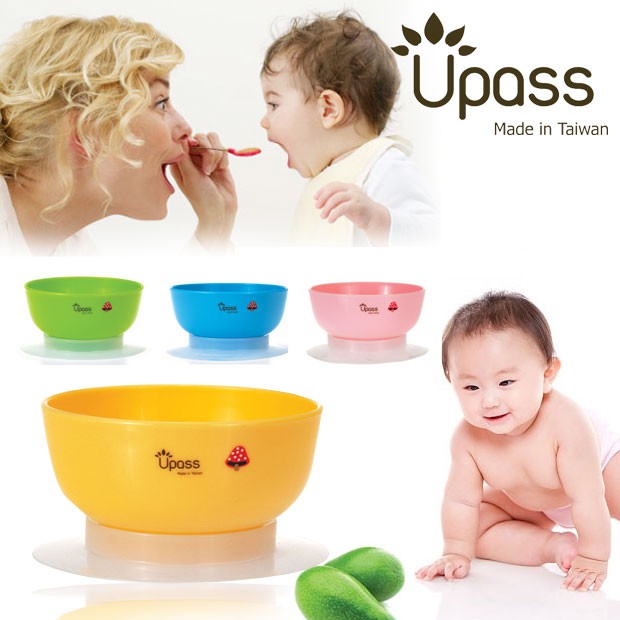 Bát ăn dặm UPASS UP5023 chống đổ 3 giai đoạn (loại nhỏ) | Bát, khay tập ăn