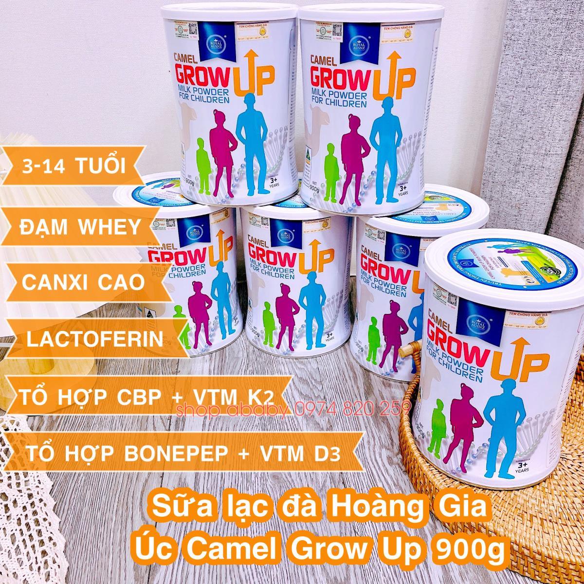 Sữa lạc đà hoàng gia Úc Camel Grow Up 900g (3-14 tuổi) | Sữa phát triển ...