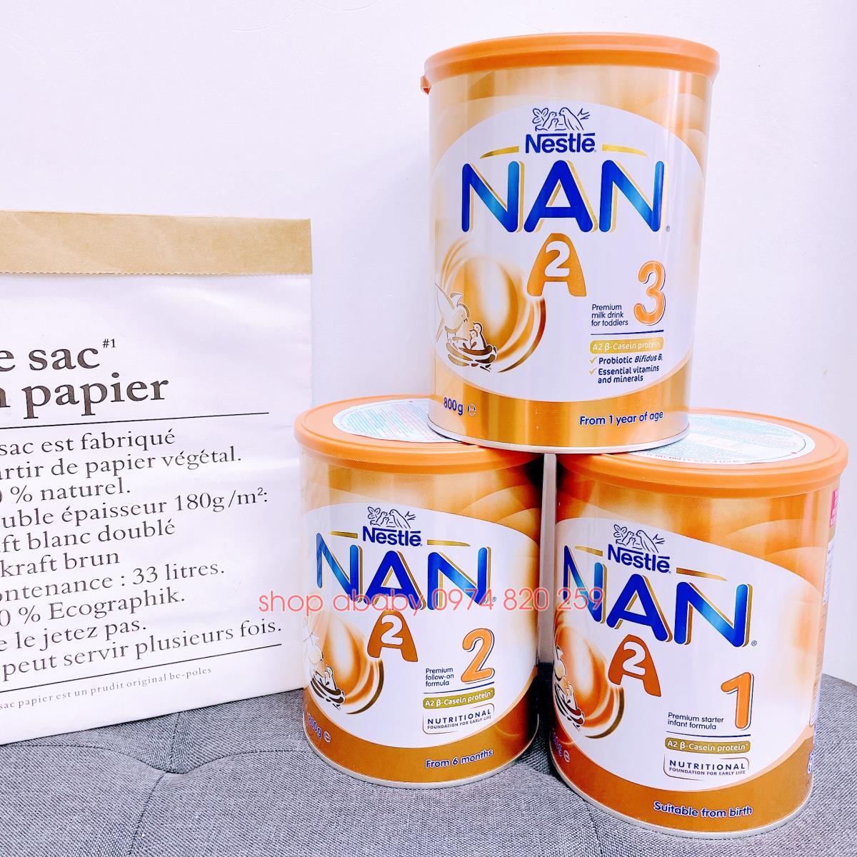 Sữa Nan A2 Úc 800g | Sữa tiêu hóa, tăng miễn dịch