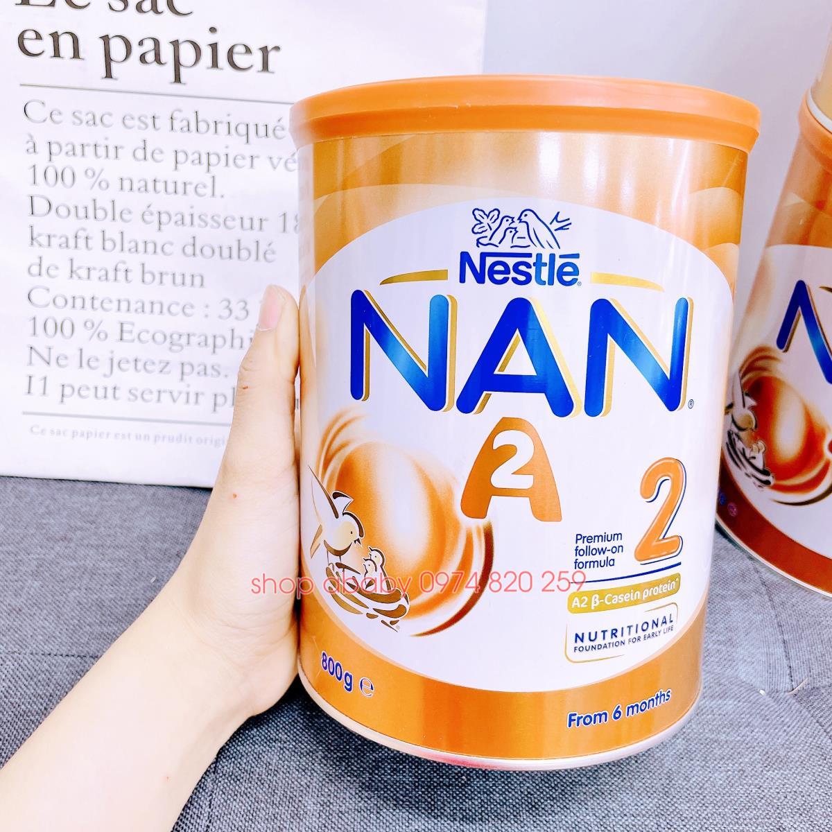 Sữa Nan A2 Úc 800g | Sữa tiêu hóa, tăng miễn dịch