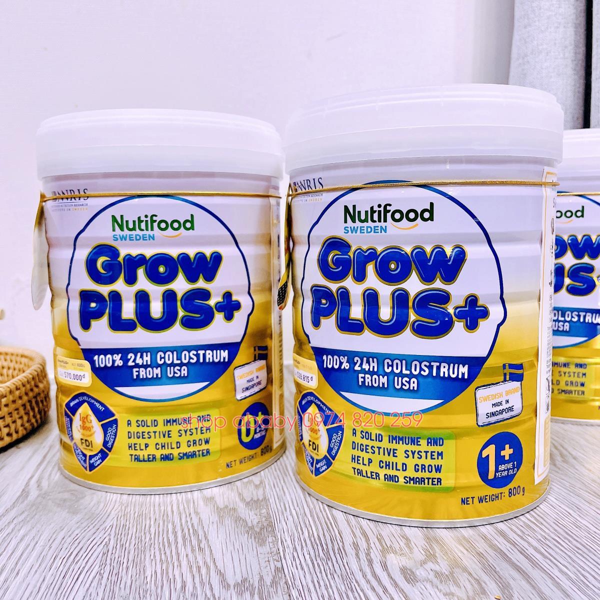 Sữa Nutifood GrowPLUS+ sữa non 800g | Sữa tiêu hóa, tăng miễn dịch